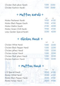 Menu – Lotus Garden